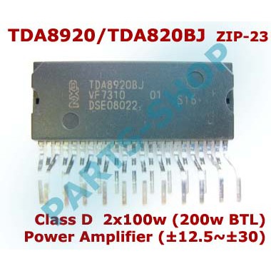 Jual IC TDA8920BJ TDA8920 2x100w 200w Class-D Power Amplifier TDA8920BTH zip package Indonesia ...