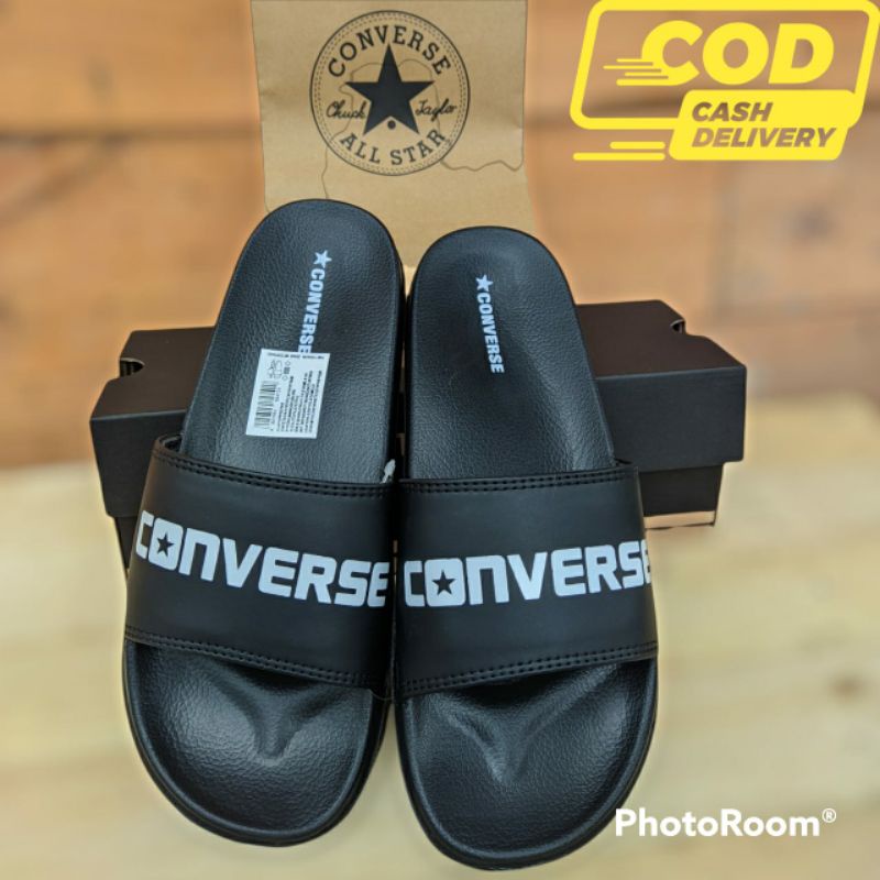 Jual SANDAL CONVERSE-SANDAL SELOP- SANDAL SLIDE PRIA ( free paper bag ...