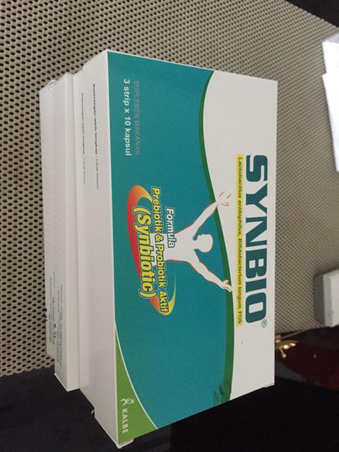 Synbio 30 Kapsul Suplemen Probiotik dan Prebiotik Dewasa | Shopee Indonesia