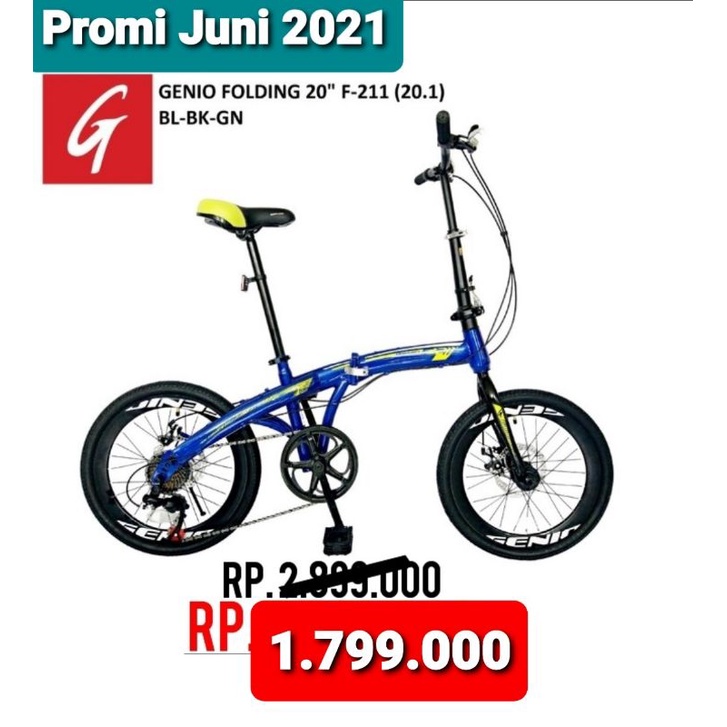 Jual Ready Stock - Sepeda United Folding Stylo Beat 20" Indonesia ...