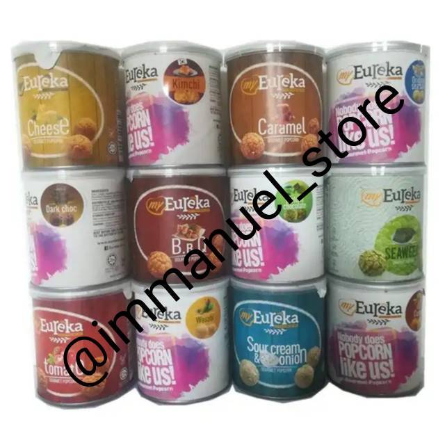 Jual Eureka Popcorn Malaysia Basic Flavour / POPCORN EUREKA MALAYSIA ...