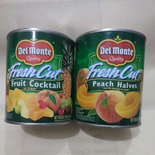 Jual Del Monte Fresh Cut 825g fruit cocktail peach halves buah potong ...