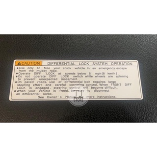 Jual Sticker Differential Lock Toyota Land Cruiser | Shopee Indonesia