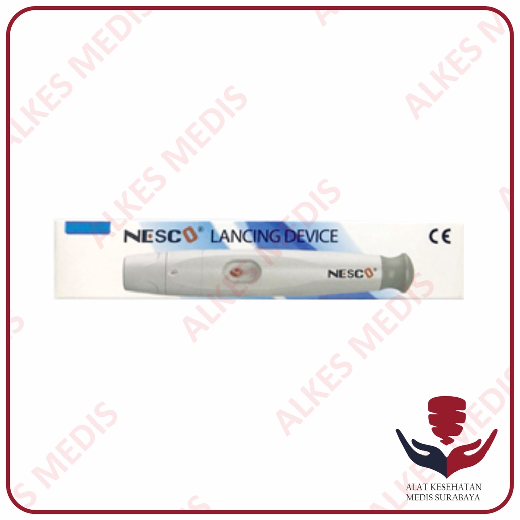 Jual Lancing Pen Alat Ambil Sample Darah Tembak Pena Bekam Lancet ...