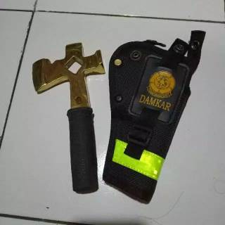 Jual KAMPAK DAMKAR KUNINGAN ( ATRIBUT PEMADAM KEBAKARAN ) | Shopee ...