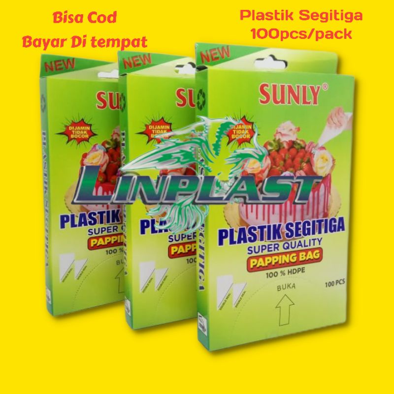 Jual Piping Papping bag isi 100pcs / Plastik segitiga UK kecil ...