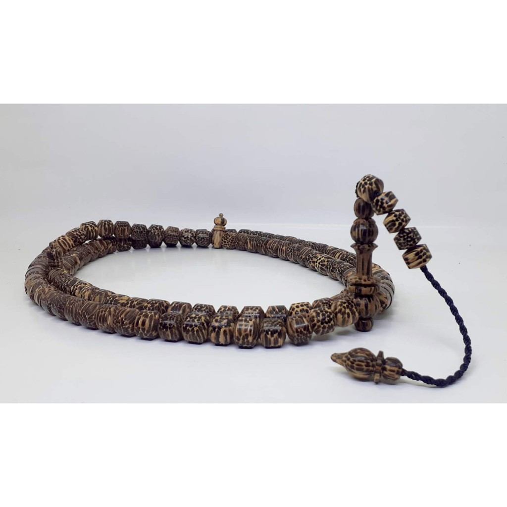 Jual tasbih kayu liwung hitam terbaru butiran tabung | Shopee Indonesia