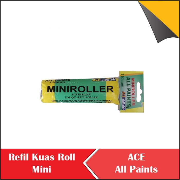 Jual Refill Refil Kuas Roll kapal ACE All Paint 4 Inchi | Shopee Indonesia