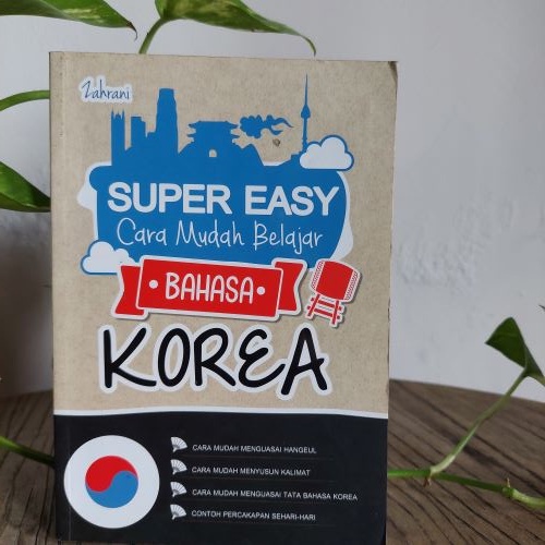 Jual Buku Bahasa : Super Easy Cara Mudah Belajar Bahasa Korea | Shopee Indonesia