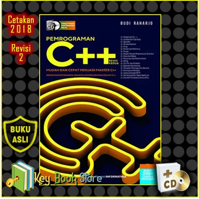 Jual Buku Pemrograman C++ Mudah dan Cepat - 300 Contoh Program - Budi ...