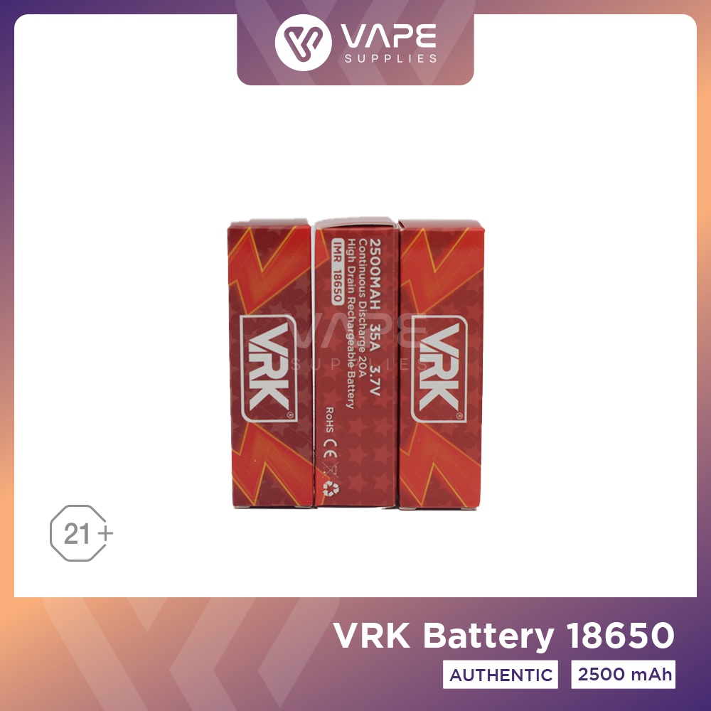 Jual VRK battery 18650 2500mAh | Shopee Indonesia