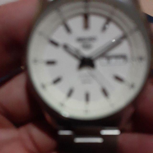 Jam Tangan Pria Seiko 5 Automatic SNKP09K1 Man White Dial Stainless ...