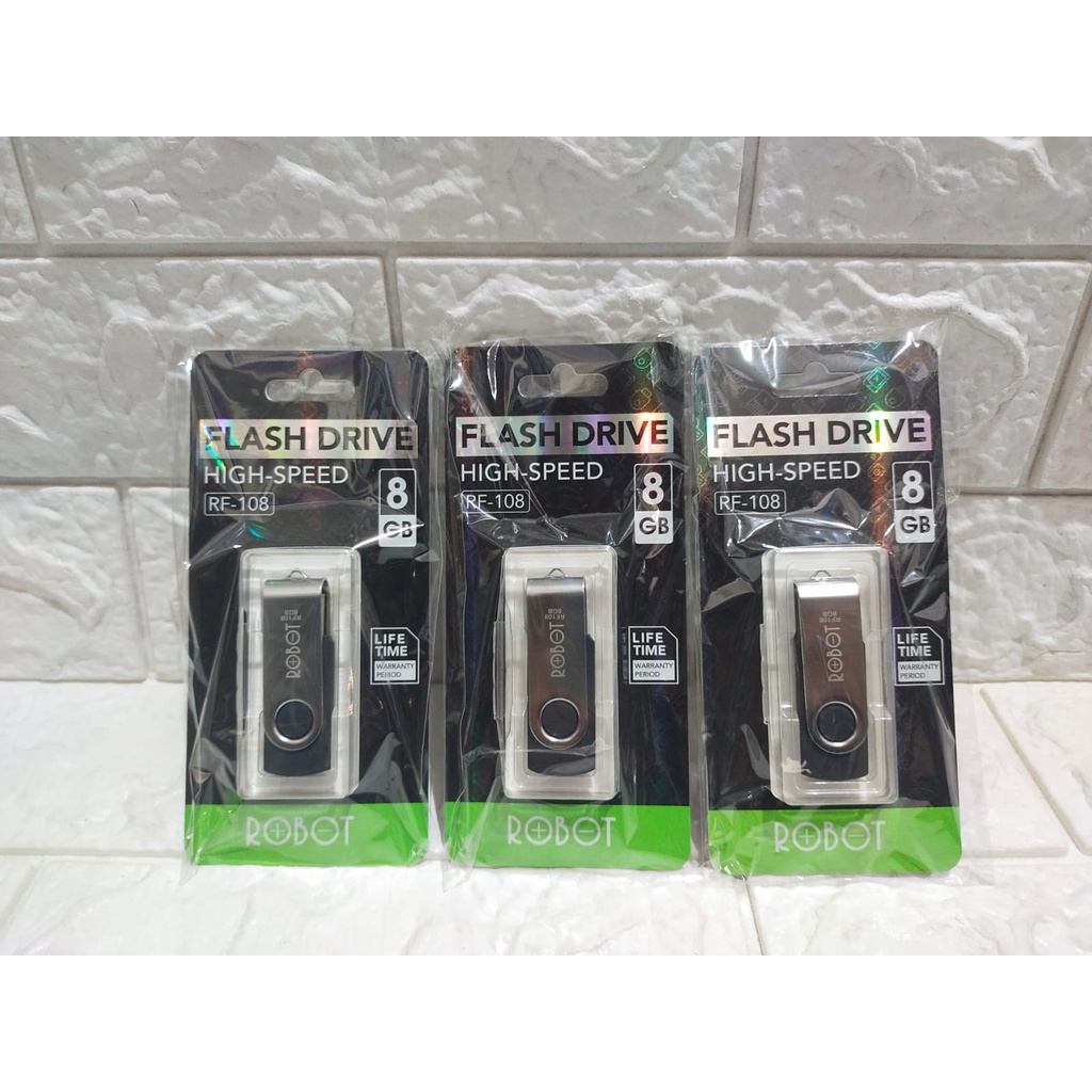 Jual Flashdisk Robot 8 Gb RF108 Original Indonesia|Shopee Indonesia