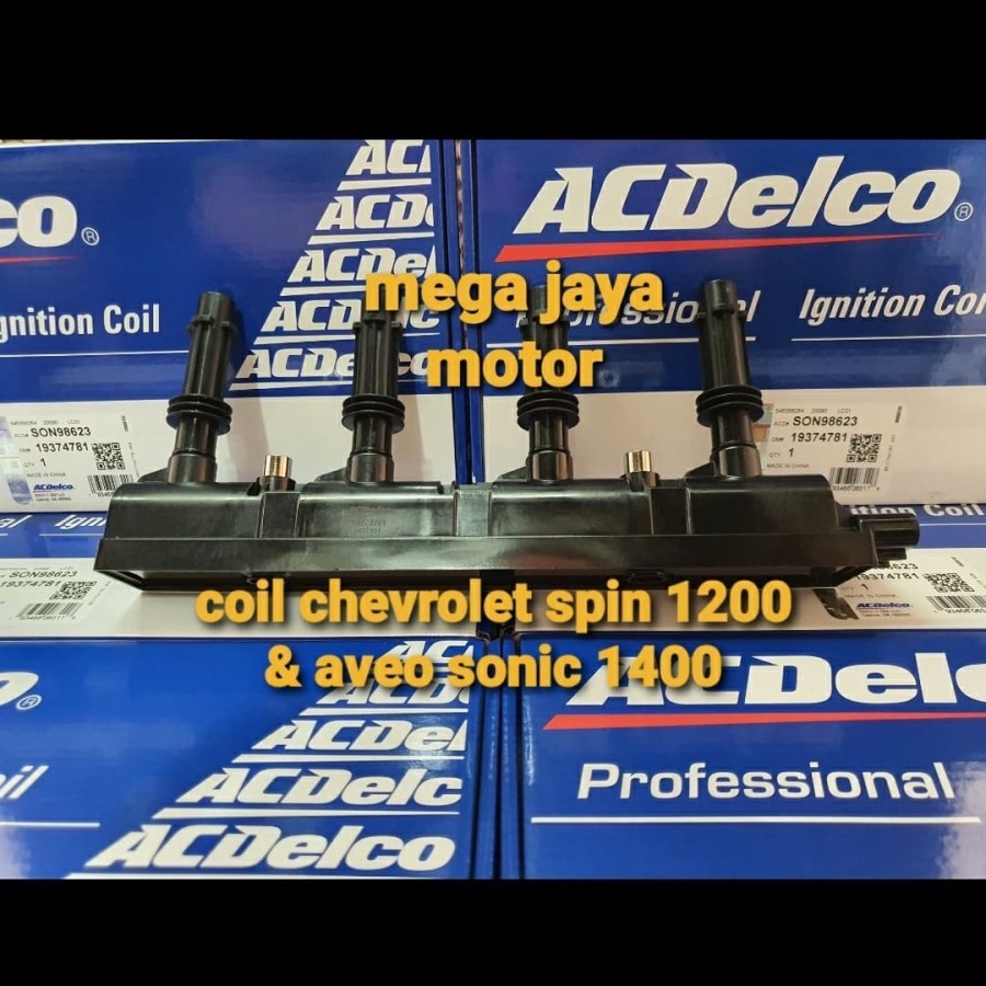 Jual Coil coil chevrolet spin 1200 12 dan aveo sonic 1400 14 AC DELCO ...