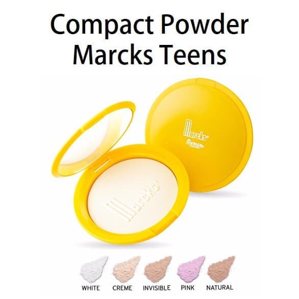 Jual KASIRGROSIR Marcks Teens Compact Powder Bedak Padat 12 Gr | Shopee ...
