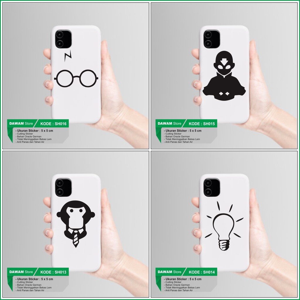Jual Cutting Decal Sticker Handphone Harry Potter, Avatar, Mongkey ...