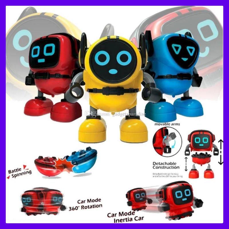 Jual Gasing Gangsing Gyro Force Robot Sprint Mainan Adu Robot Gasing ...