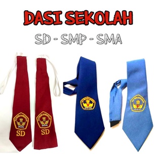 Jual Dasi Sekolah Bordir/ Dasi SD SMP SMA Logo Bodir | Shopee Indonesia