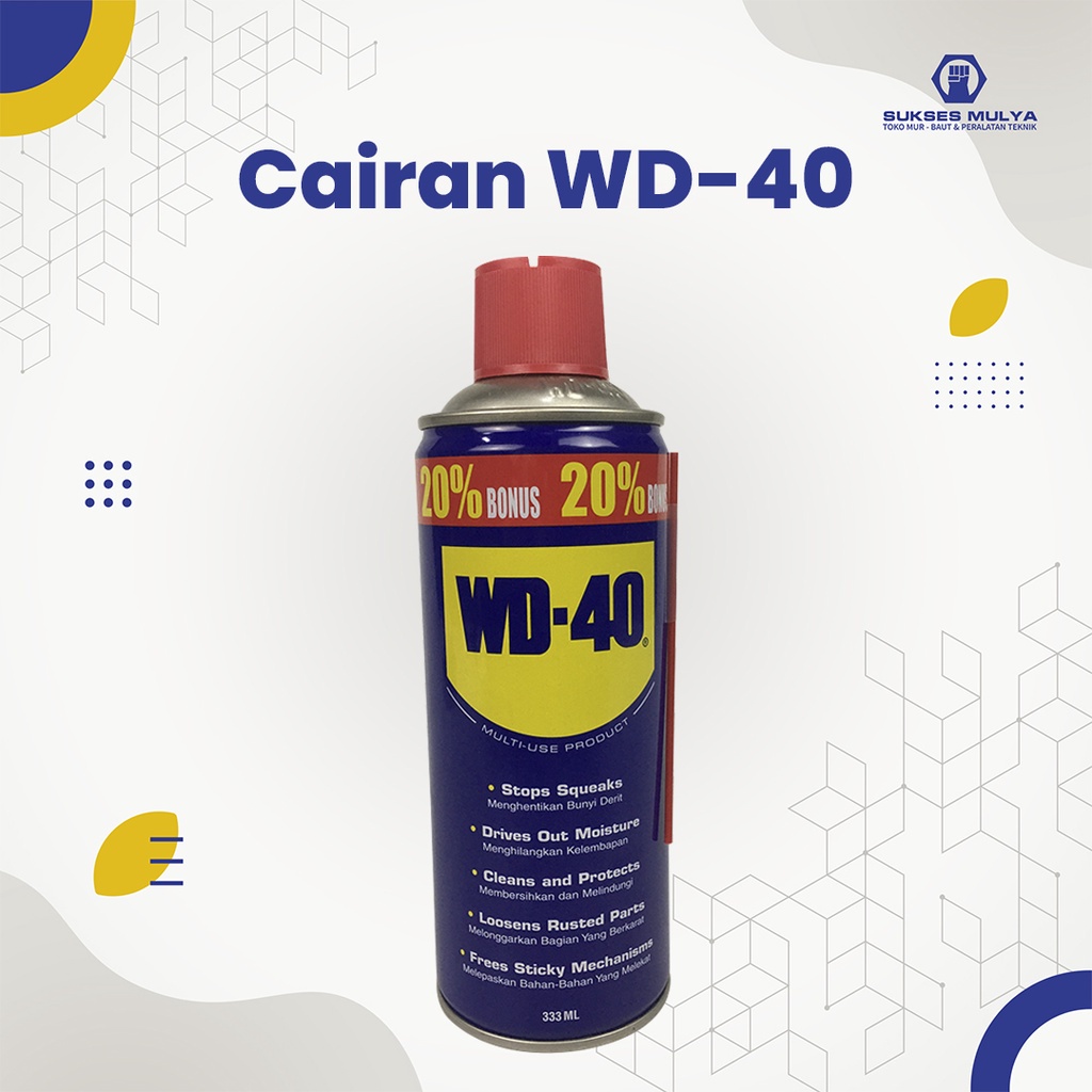 Jual WD40 WD 40 Pelumas dan Anti Karat WD-40 Ukuran 191ml - 333 ml (silakan pilih di varian ya ...