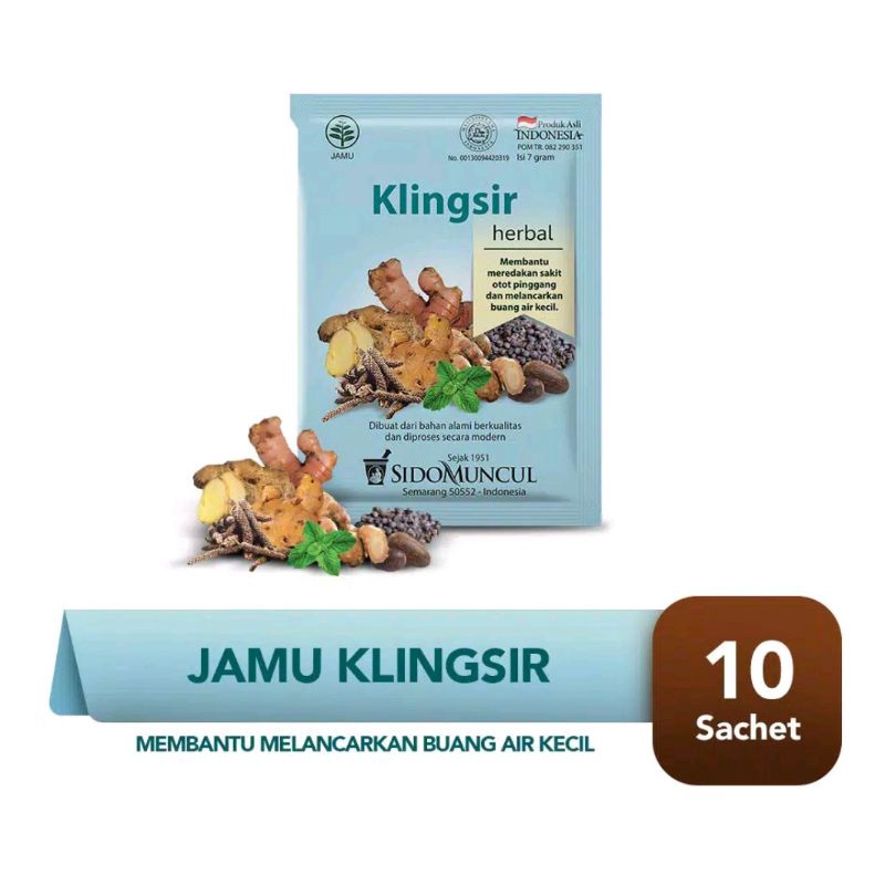 Jual Sidomuncul Jamu Serbuk Klingsir (10s @7gr) | Shopee Indonesia