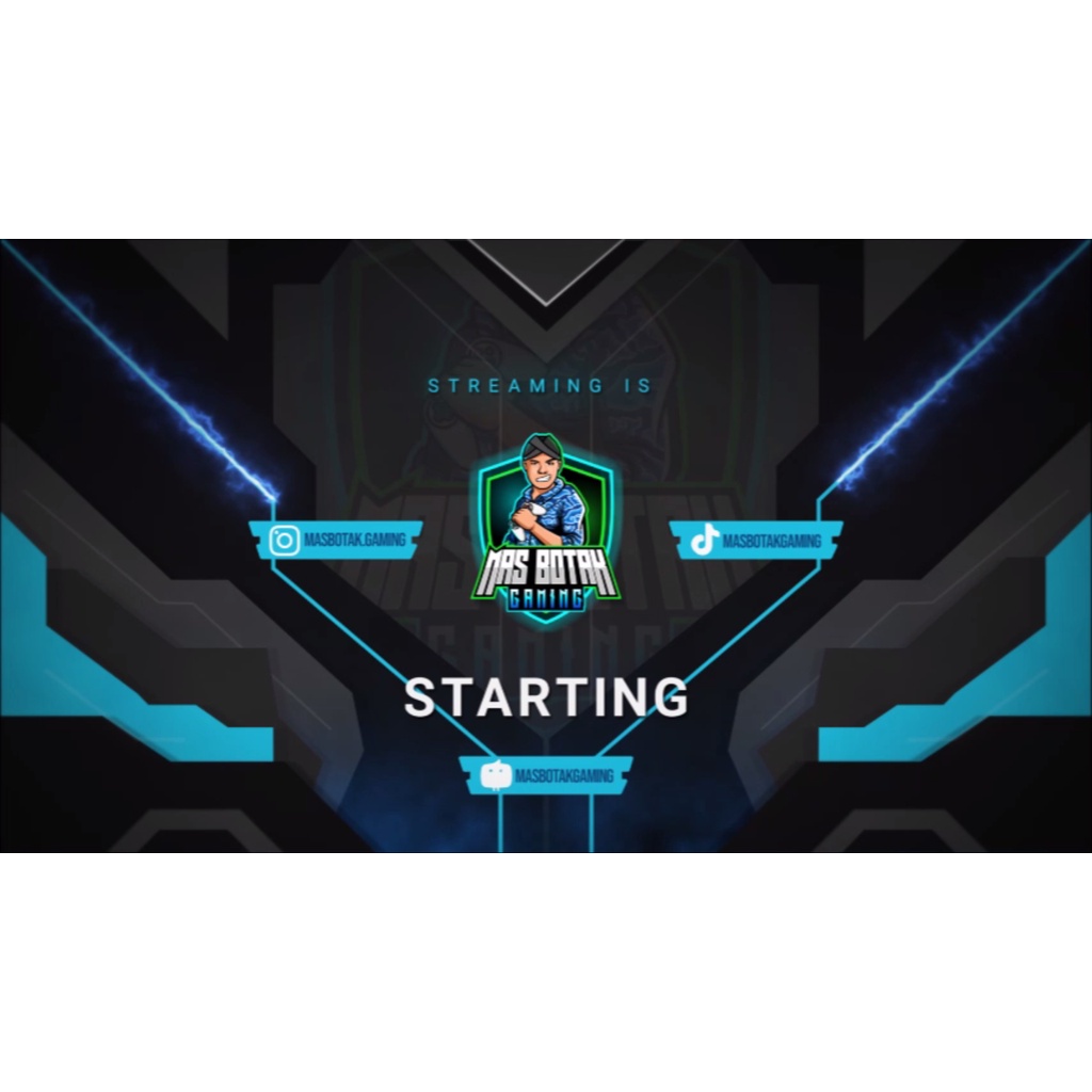 Jual Custom Stream Overlay Buat Streaming Youtuber, Vtuber, Twitch ...