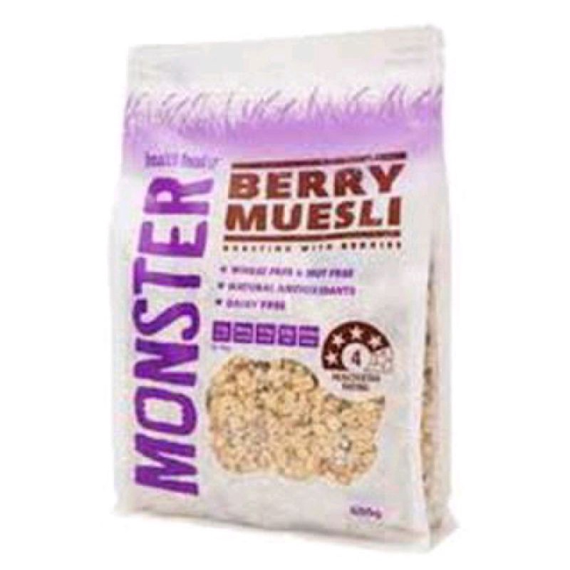 Jual Monster Berry Muesli 600gr | Shopee Indonesia