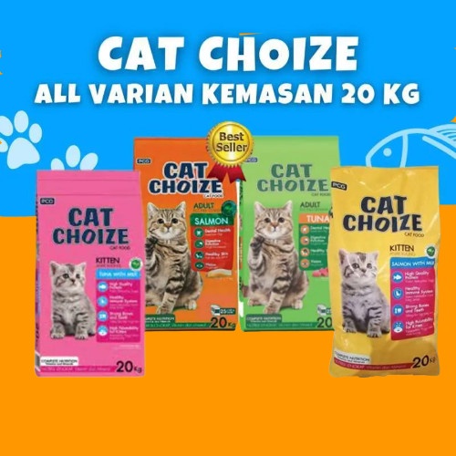 Jual Makanan Kucing Cat Choize 20kg Repack | Shopee Indonesia