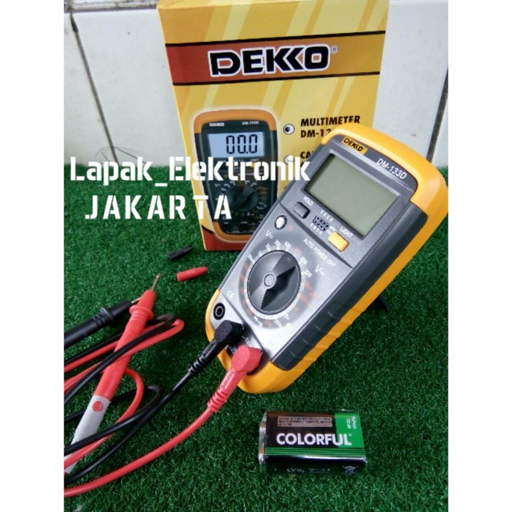 Jual MultiMeter Digital Dekko DM 133 Korea Limited | Shopee Indonesia