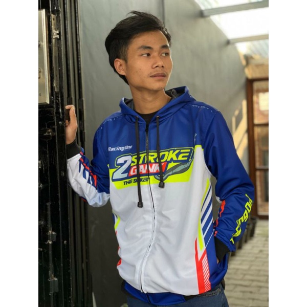Jual Racing One / Jaket Racing 2 Stroke (05) / Desain Full Printing | Shopee Indonesia
