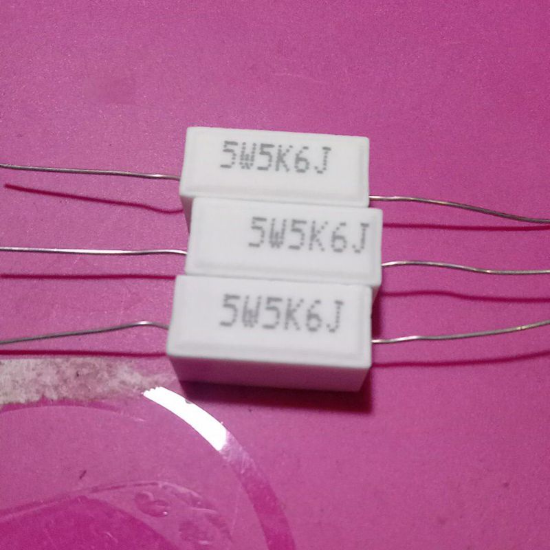 Jual Resistor 5Watt 5W5K6J | Shopee Indonesia