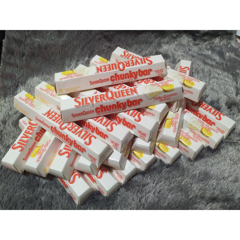 Jual BACA DESKRIPSI !! silverqueen putih white chocolate Chunkybar 100 ...