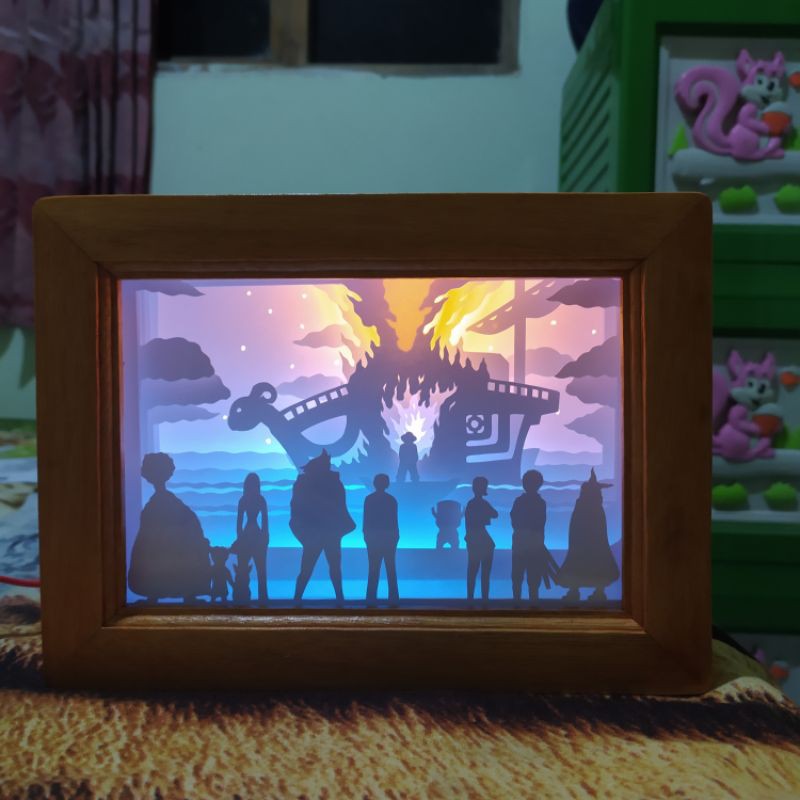 Jual One piece merry papercut lightbox | Shopee Indonesia