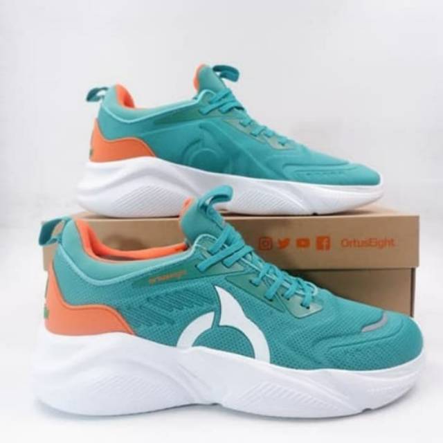 Jual Sepatu Lari/ Running Ortuseigh Lora Green Ortrange White- Ori ...