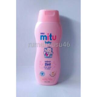 Jual Mitu Baby Sabun 2in1 Botol 200ml | Shopee Indonesia
