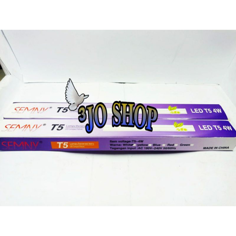 Jual Lampu TL LED T5 4 Watt Panjang 30cm SEMNY Indonesia|Shopee Indonesia