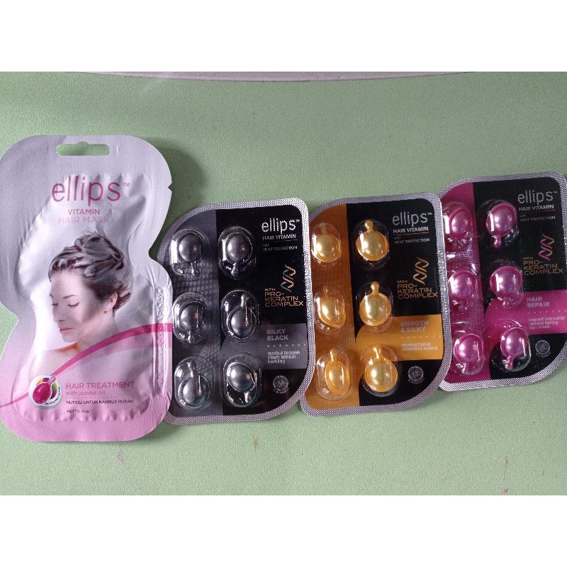 Jual ellips hair vitamin isi 6piece | Shopee Indonesia