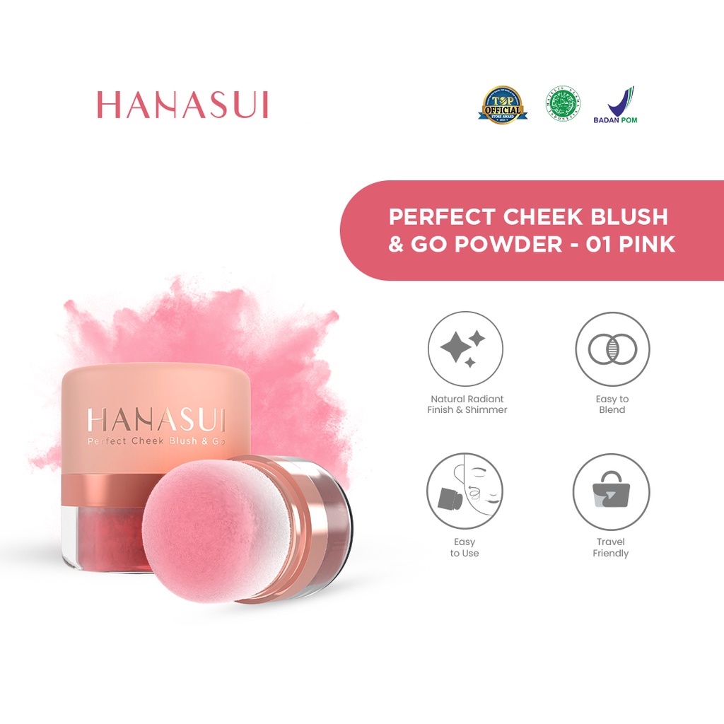 Jual Hanasui Perfect Cheek Blush & Go | Powder Blush 2.5g | Shopee ...