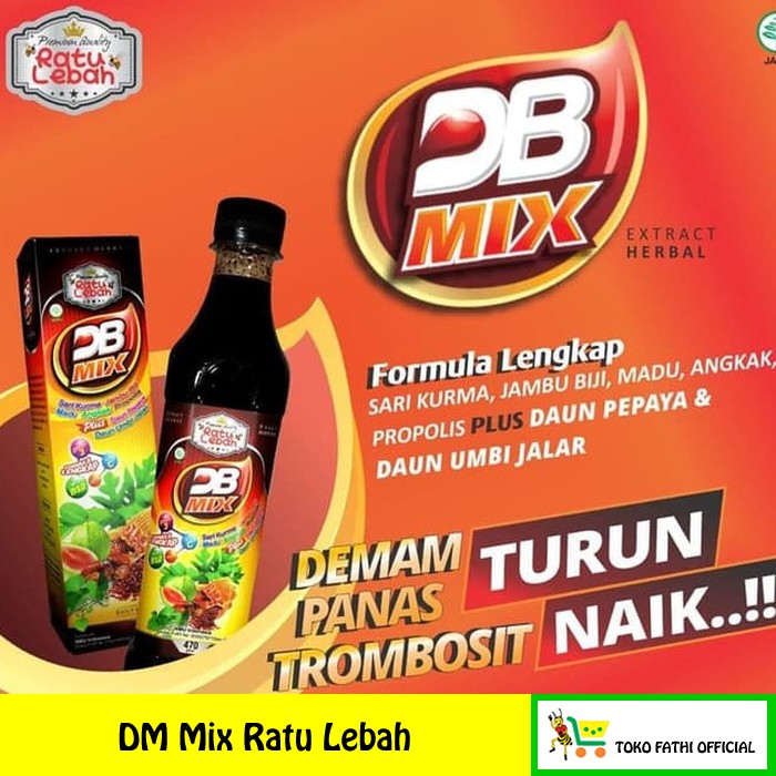 Jual DB Mix Ratu Lebah madu kurma angkak (obat Batuk, Flu, Batuk ...