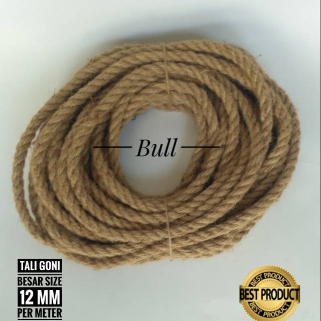 Jual Tali Tambang Goni 12 mm per meter Tampar Goni | Shopee Indonesia