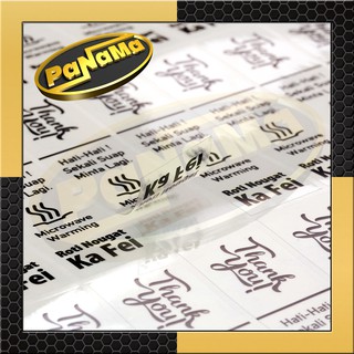 Print & Cut Sticker Transparent A3+, Cetak Kiss Cut Stiker Label Bening ...