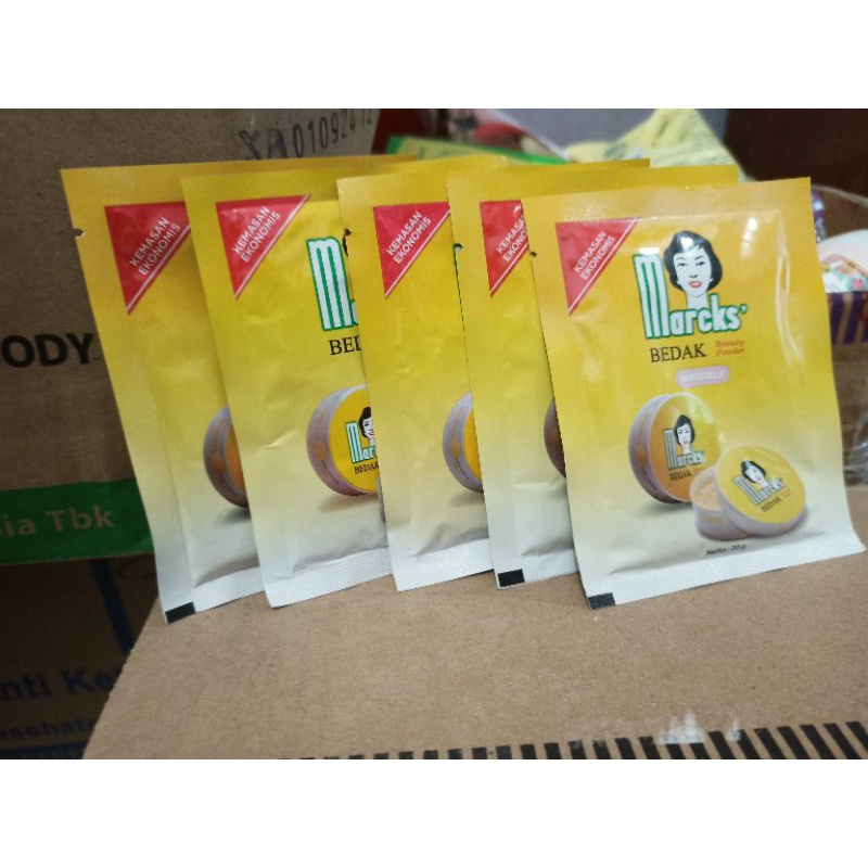 Jual Bedak Tabur Marcks Beauty Powder Refill Sachet isi 20 gram ...
