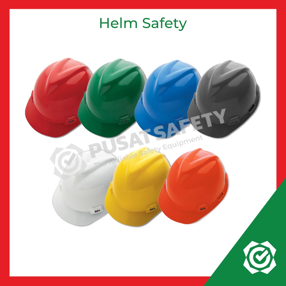 Jual Helm Proyek NSA Vgard Helem Safety Standart SNI ANZI | Shopee ...