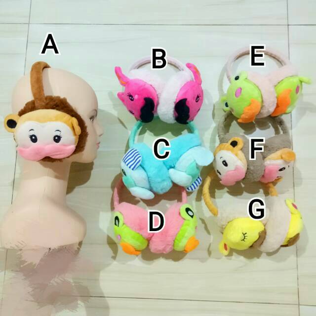 Jual Earmuff anak bayi LUCU penutup telinga baby balita batita naik ...