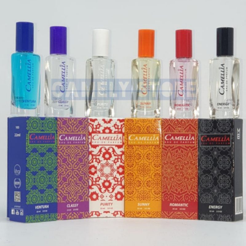 Jual CAMELLIA EDP Eau De Parfum 22ml Original | Shopee Indonesia