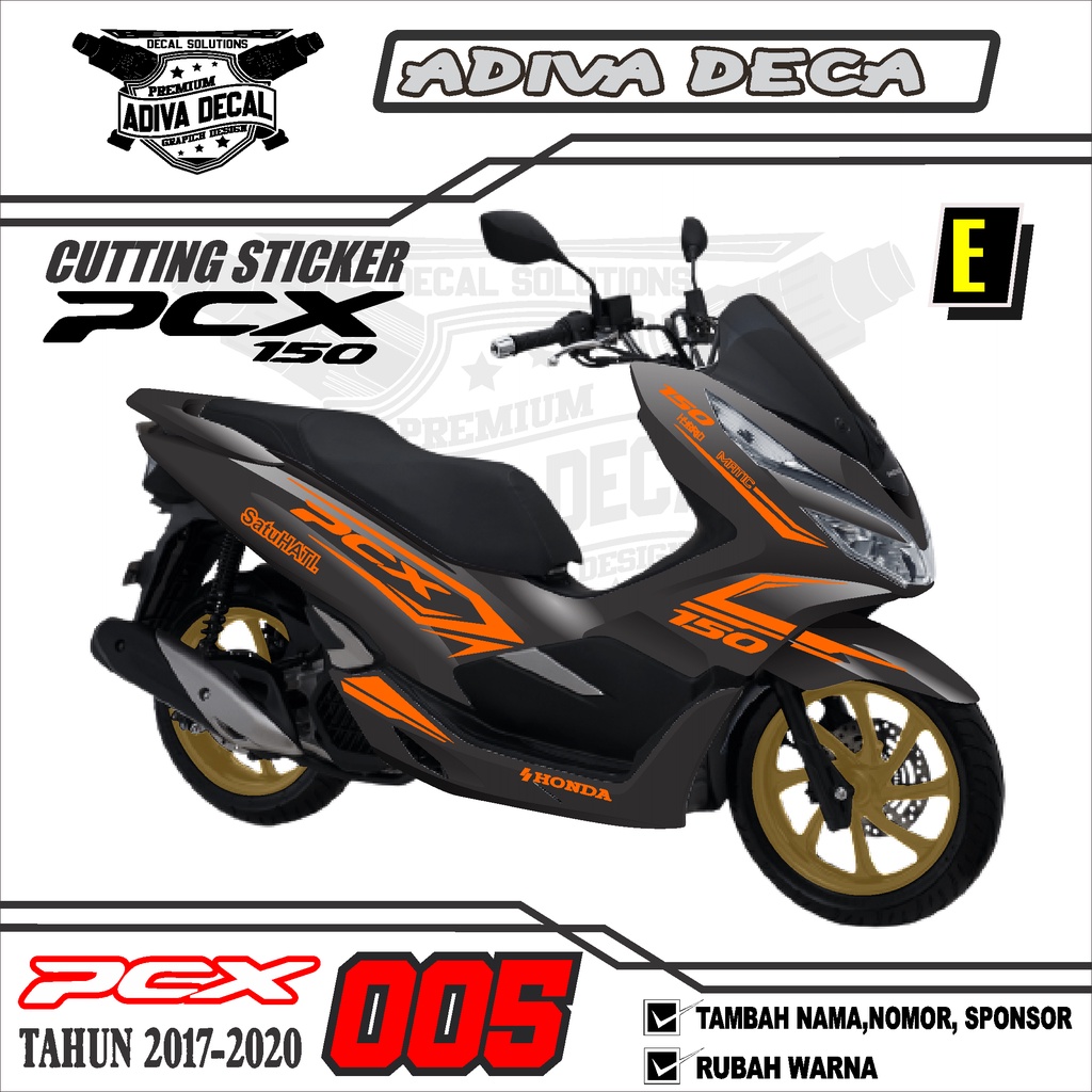 Jual STICKER CUTTING PCX 150 TAHUN 2015-2020 LIS SIMPLE - STIKER CUTING ...