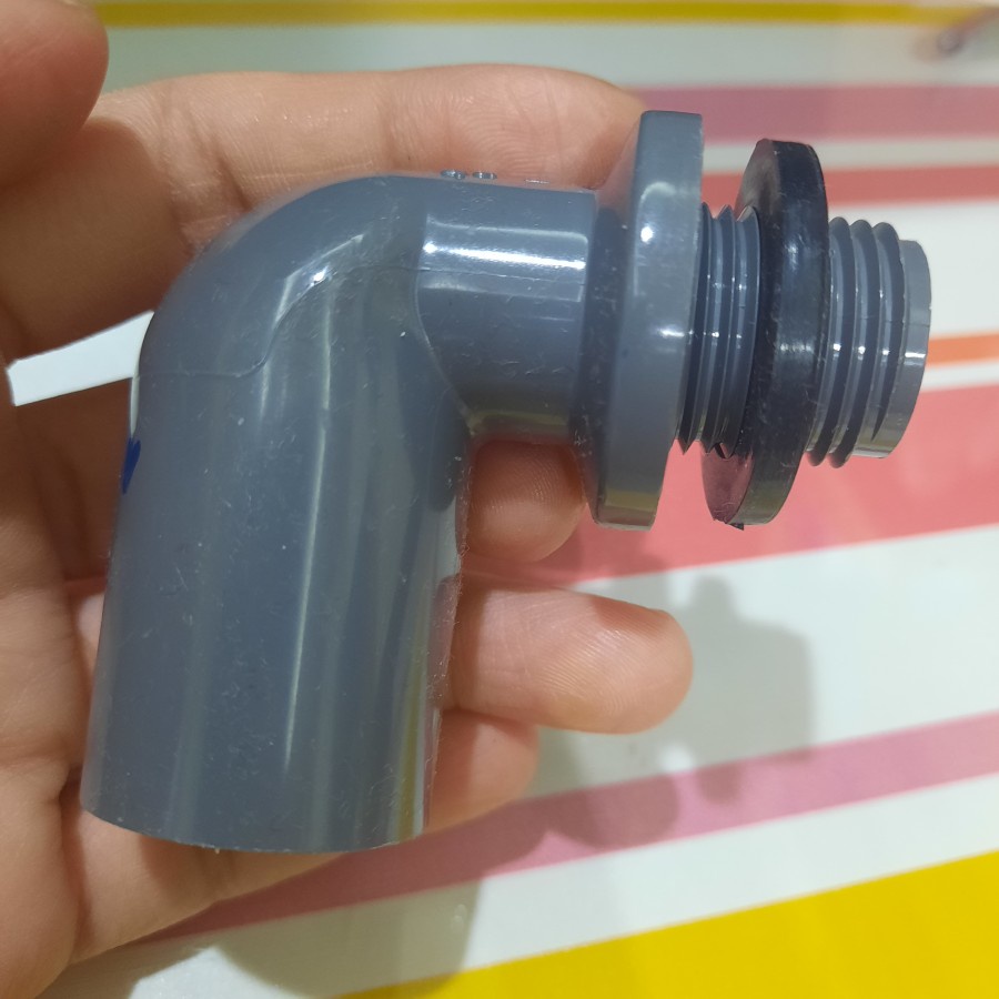 Jual valve elbow 1/2" inch keni elbow knee drat luar 1/2" inch AW PVC | Shopee Indonesia