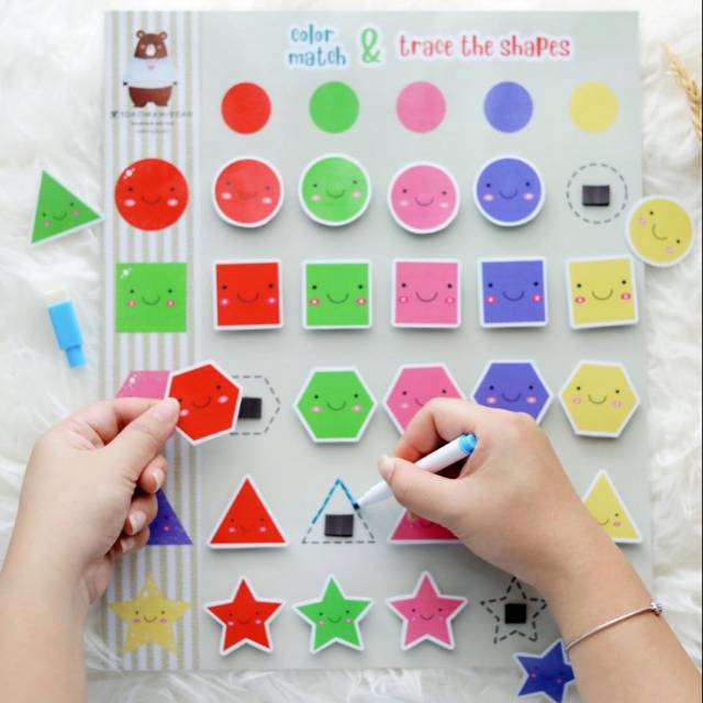 Jual Mainan edukasi mengenal bentuk dan warna | Shopee Indonesia