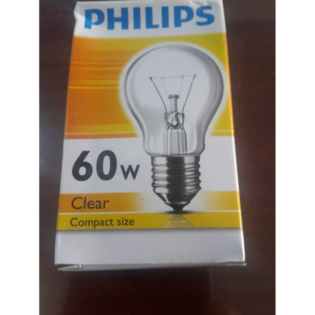 Bola Lampu Pijar philips 60Watt PHILIPS bola pijar philips | Shopee ...