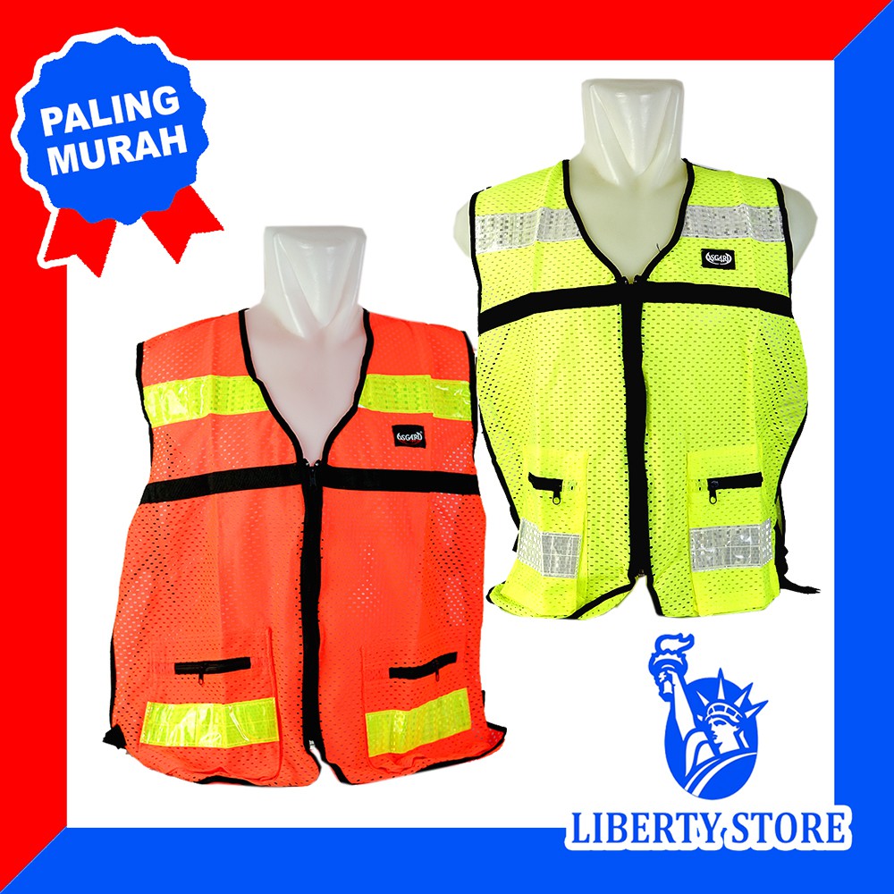 Jual Rompi Safety Kerja Proyek ASGARD KANTONG 2 JARING BESAR | Shopee ...