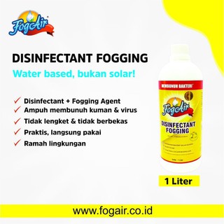Jual DISINFEKTAN FOGGING FOGAIR 5 LITER water based fogging agent ...